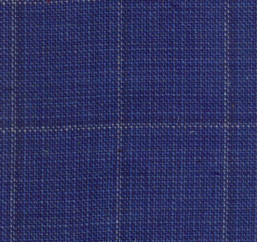 Blazer Smoking Azul Rey Con Cuadro Blanco – Havoc