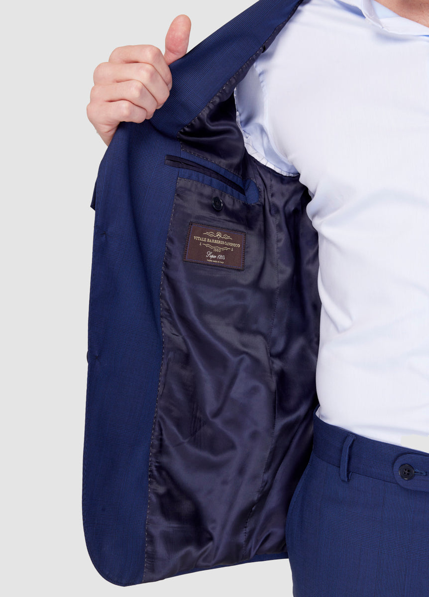 Traje Cuadro Azul Marino / Línea Azul Oscuro| HAVOC – Havoc
