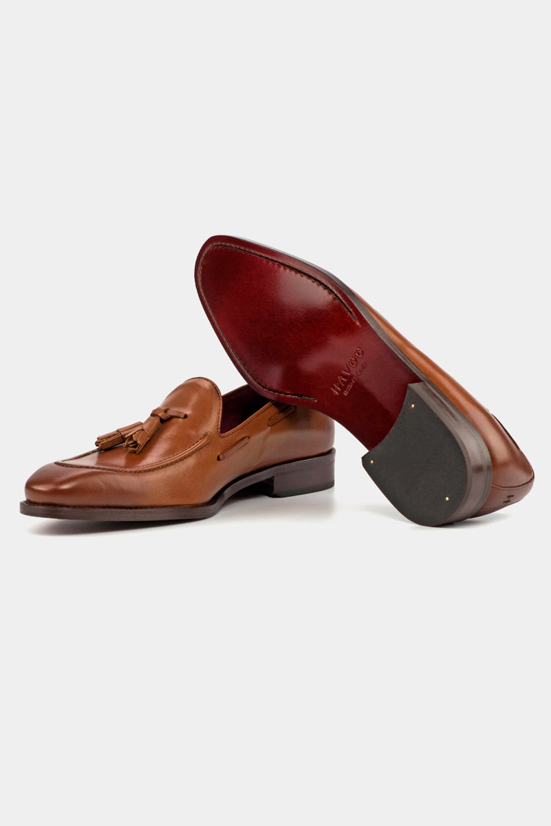 ZAPATO LOAFER CALF MEDIUM BROWN – Havoc